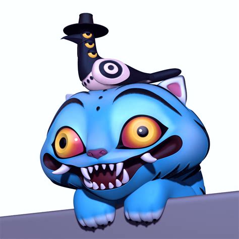 🐅 K Pop Demon Hunters Tiger Derpy And Bird Sussie・ Stl File For 3d