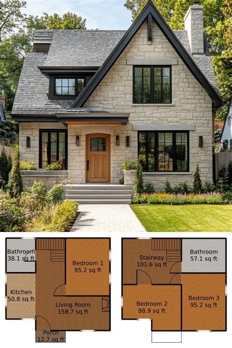 Stone Cottage Fit For A Fairytale Cottage House Floor Plans Total