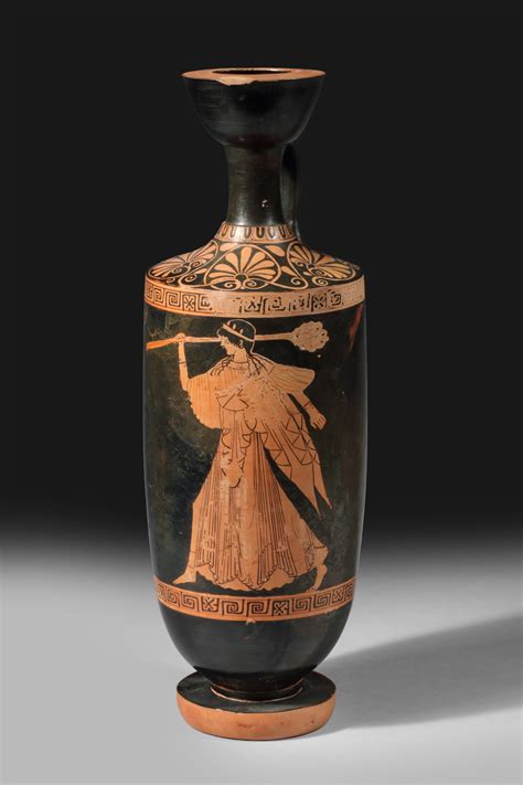 Greece Large Attic Red Figure Lekythos Mieke Zilverberg