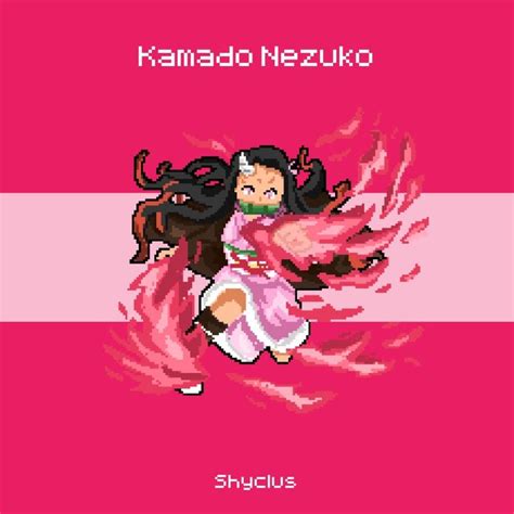 Nezuko Pixel Art