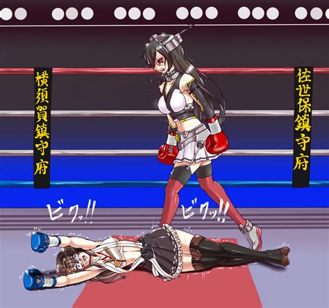 Santos Kantai Collection Character Request Tagme Girls Boxing Boxing Gloves Breasts
