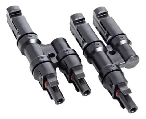 Conector Mc4 Doble 2 En 1 Par Macho Hembra Panel Solar Cuotas Sin Interés