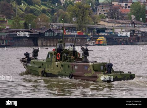 Boats And Ships Of The Serbian Armed Forces River Flotilla With
