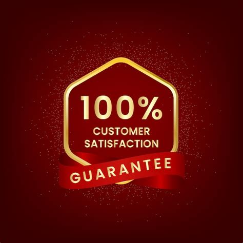 Premium Vector Customer Satisfaction Guarantee Template Vector