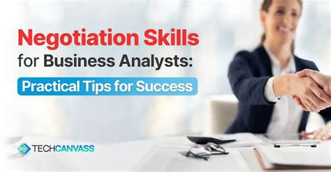 Tips For Success Negotiation Skills For Business Analysts