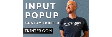 Input Popup Boxes Tkinter CustomTkinter 14 TKinter Com