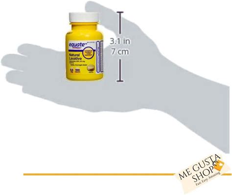 Equate Natural Vegetable Laxative Sennosides 100 Tablets Me Gustas