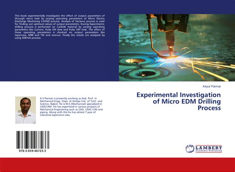 Pdf Experimental Investigation Of Micro Edm Drilling Process