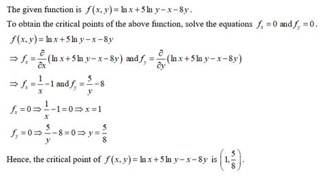 Answered: Find the critical points of the… | bartleby