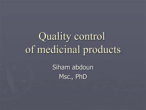 Quality Control Tests For Tablets Ppt