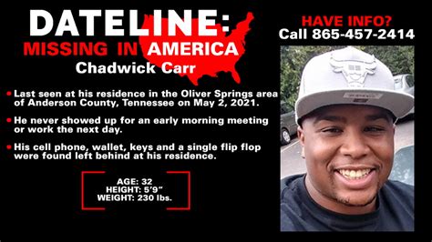 The Disappearance Of Chadwick Carr Disappeared