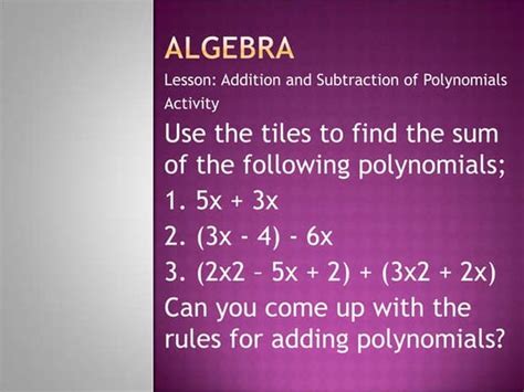 Solving Problems Involving Polynomial Functionspptx Weather Science