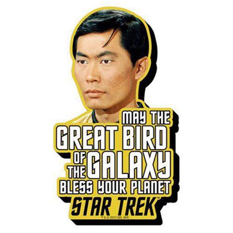 Repop Ts Star Trek Sulu Quote Funky Chunky Magnet