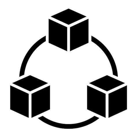 Premium Vector Pre Built Module Glyph Solid Black Illustration