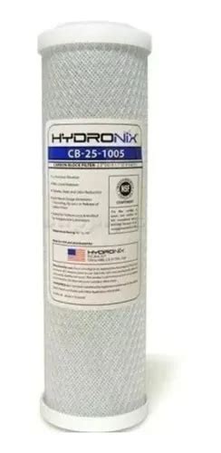 Refil Filtro Carvão Ativado Hydronix 10 Polegadas 5 Micra Cor Todas Mercadolivre