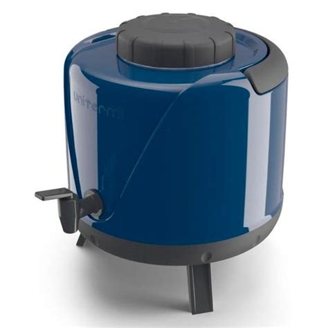 Garrafa Térmica Unitermi Botijão Arezzo 5 Litros Azul Madeiramadeira