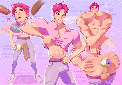 Rule 34 Abby Kpop Demon Hunters Anal Insertion Bara Big Pecs Bulge