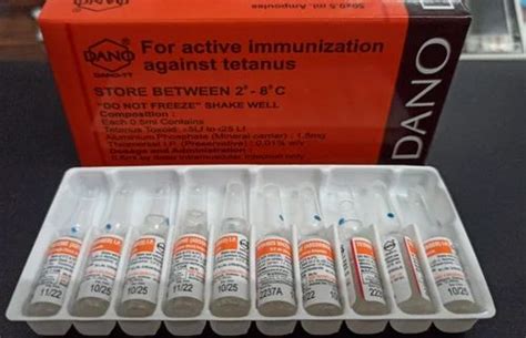Tetanus Toxoid Vaccine 05 Ml At ₹ 8piece Tetanus Vaccine In
