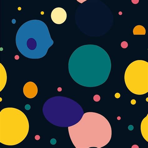 Premium Vector Seamless Colorful Abstract Dots Pattern