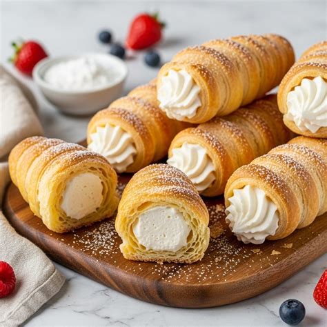 Flaky Filled Cream Horns A Bakery Style Treat You Can Make At Home
