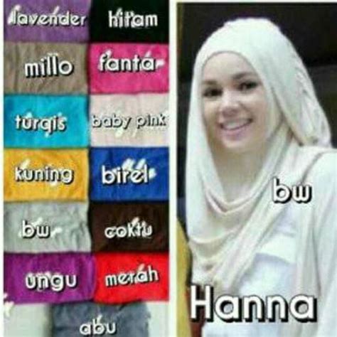 Jual Pasmina Hanna Shopee Indonesia