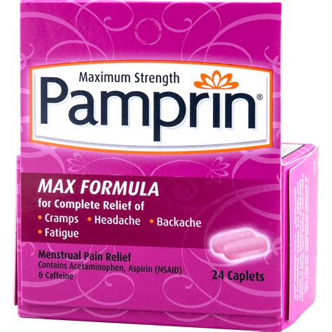 Pamprin Max Tablets 24 Ct Shipt