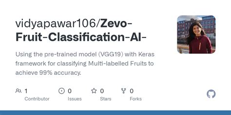 Github Vidyapawar106zevo Fruit Classification Ai Using The Pre