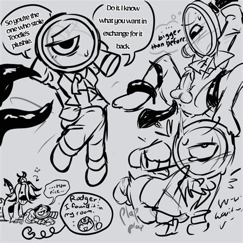 Rule 34 Dandys World Dandys World Penis Phone Phone Call Rodger