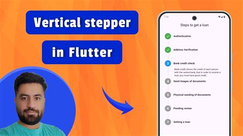 Vertical Stepper In Flutter Step By Step Tutorial Youtube