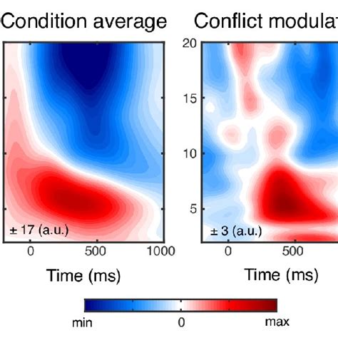 Average Midfrontal Component Time Frequency Decompositions Appear
