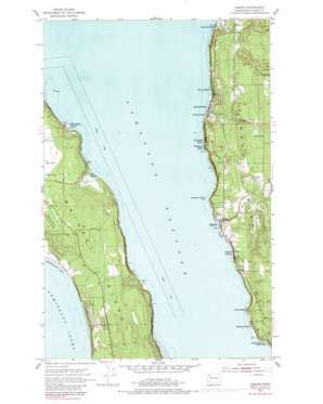 Camano Topographic Map 124000 Scale Washington