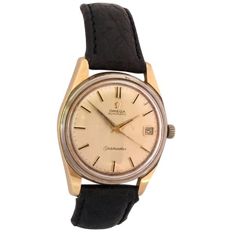 1960s Gold Plated And Stainless Steel Omega Seamaster Automatic