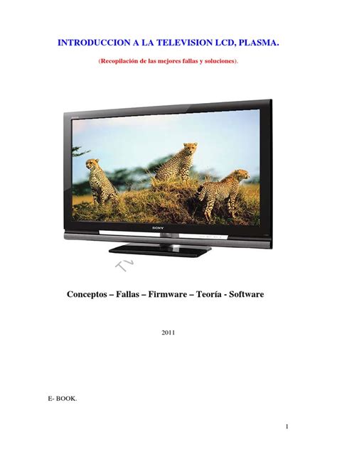 Introduccion A La Television Lcd Plasma Pdf Pdf Resolución De