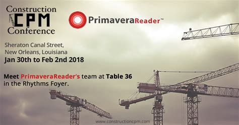 Primaverareader At The Construction Cpm Conference