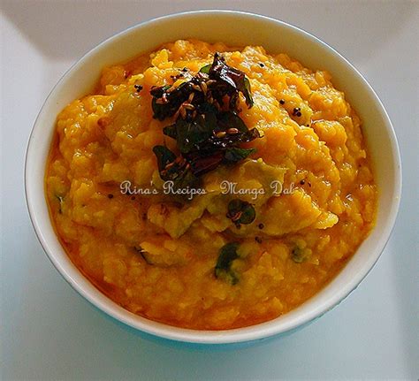 Rinas Recipes Mango Dhal Andhras Favourite