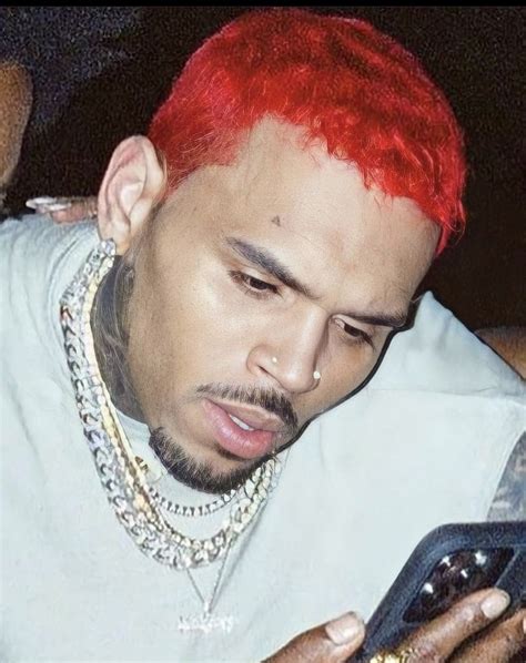 Chris Brown Hair Color