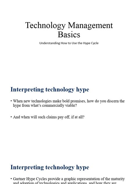 Hype Cycle Presentation Digital Leadership Pdf Innovation Learning
