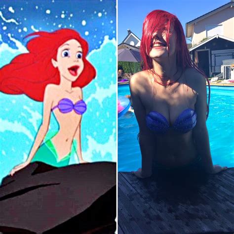Ariel Animated And Real Life By Collegeman1998 On Deviantart