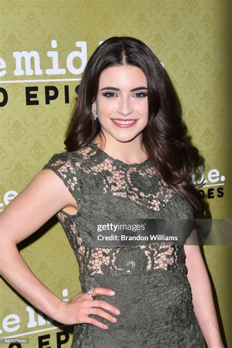 Actor Daniela Bobadilla Attends Abcs The Middle 200th Episode