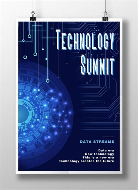 Modern Technology Poster Template Image Picture Free Download 450019336