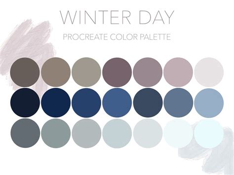Snowy Day Color Palette
