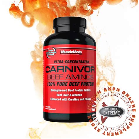 Musclemeds Ultra Concentrated Carnivor Beef Aminos 300 Tablets