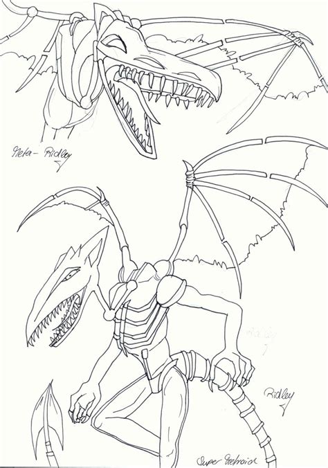 Super Metroid Ridley By Shiranui94 On Deviantart