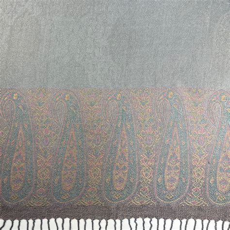 Wholesale Pashmina With Paisley Print Finished With Tassels London