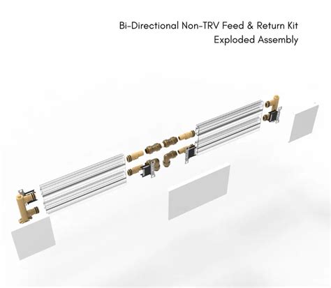 Thermaskirt Bi Directional Non Trv Feed And Return Kit Lowest Price