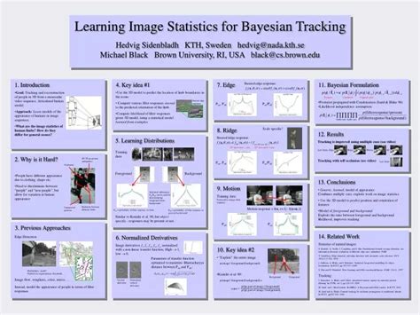 PPT Learning Image Statistics For Bayesian Tracking PowerPoint Presentation ID