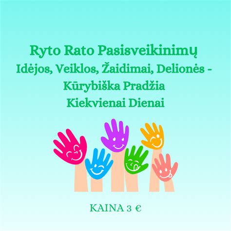 Ryto Rato Pasisveikinimai Spalvotas Ugdymas
