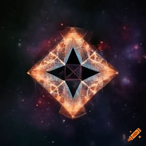 Pointed Stars Galaxy Art