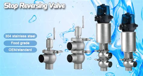 Reverse Flow Check Valve 4 Way Reversing Valve High Quality Stop