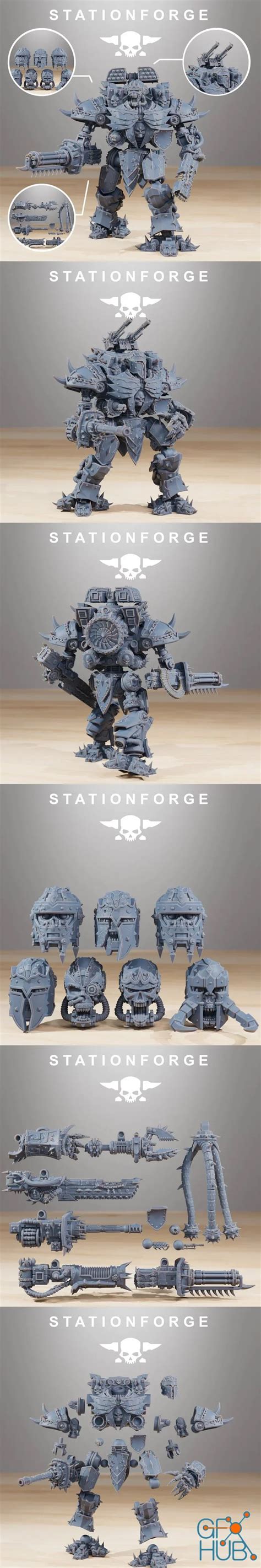 3d Print Model Pythonicus Defender Mk2 143539